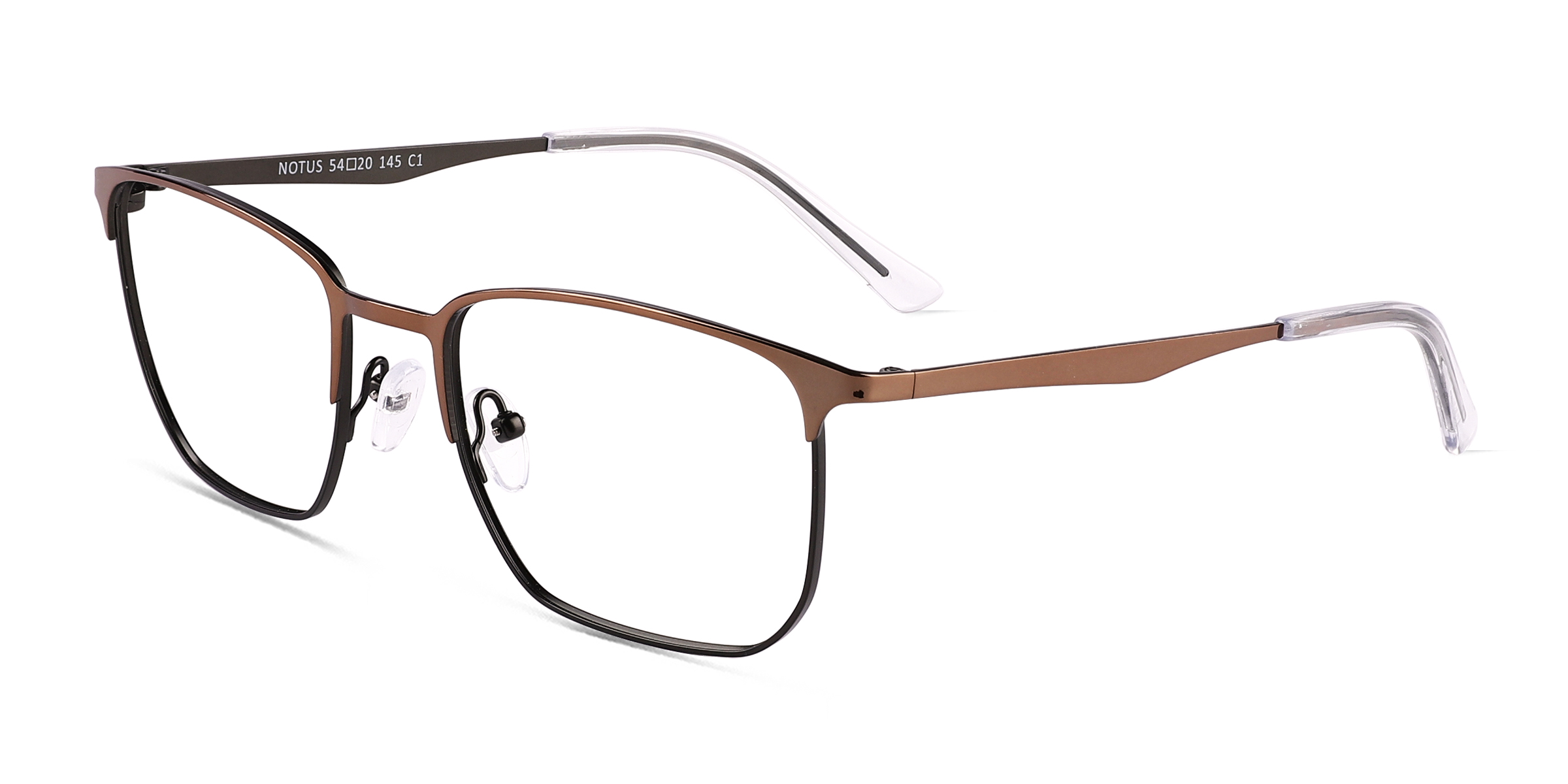 Notus Rectangle Shiny Copper Glasses for Men | Eyebuydirect