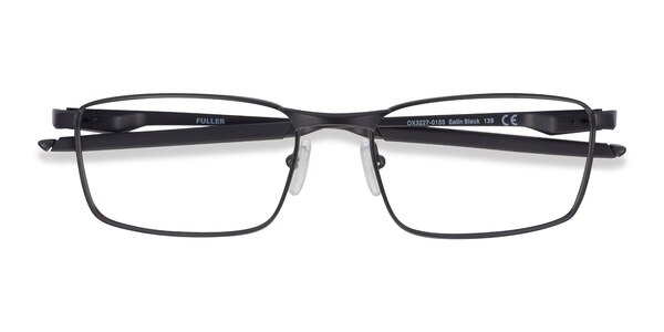 Oakley Fuller - Rectangle Satin Black Frame Glasses For Men | Eyebuydirect