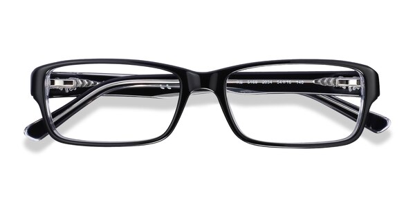 Ray-Ban RB5169 - Rectangle Black Frame Eyeglasses | Eyebuydirect Canada