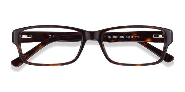 Ray-Ban RB5169 - Rectangle Tortoise Frame Eyeglasses | Eyebuydirect Canada