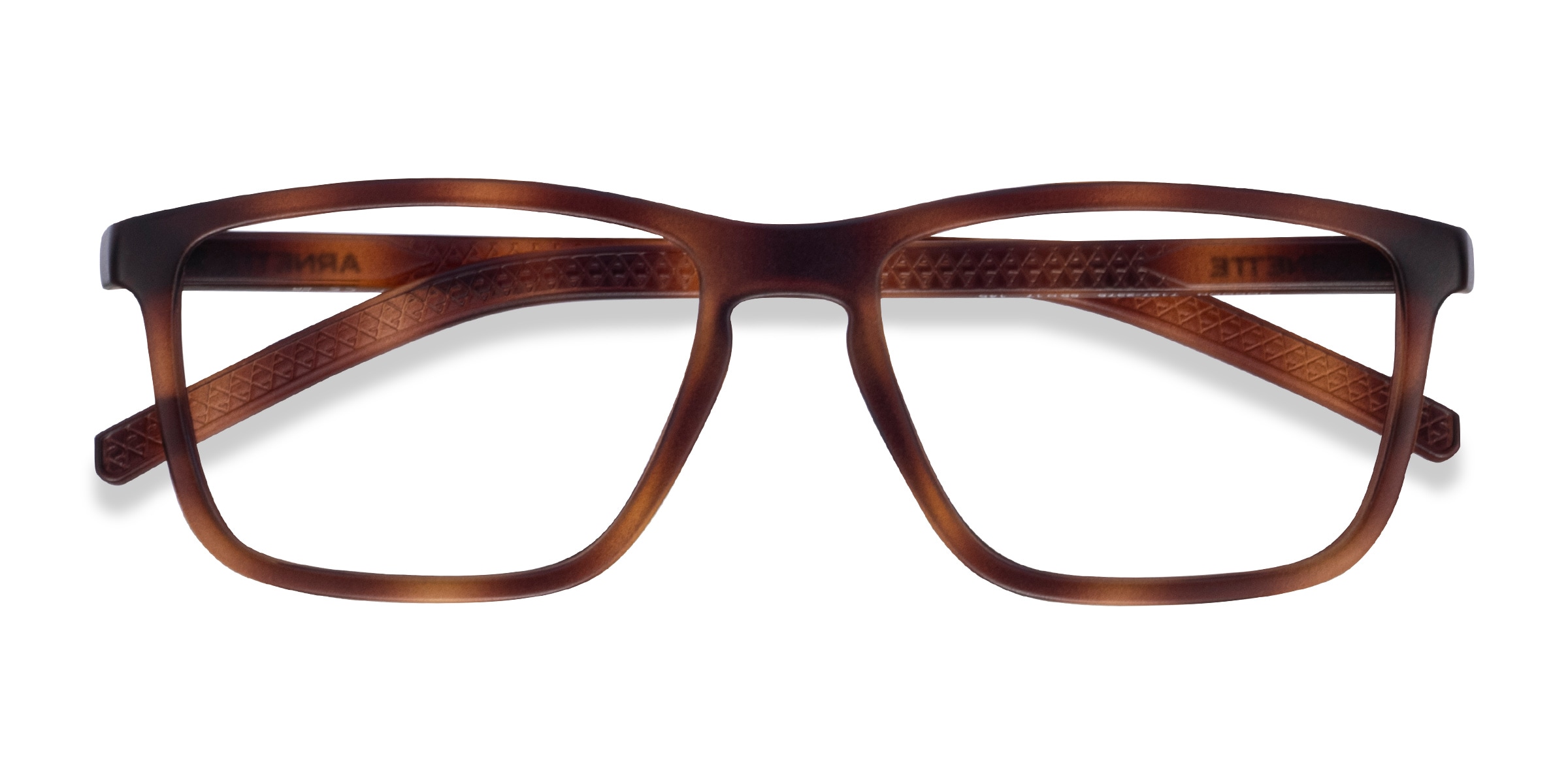 ARNETTE Cocoon - Rectangle Matte Tortoise Frame Eyeglasses ...