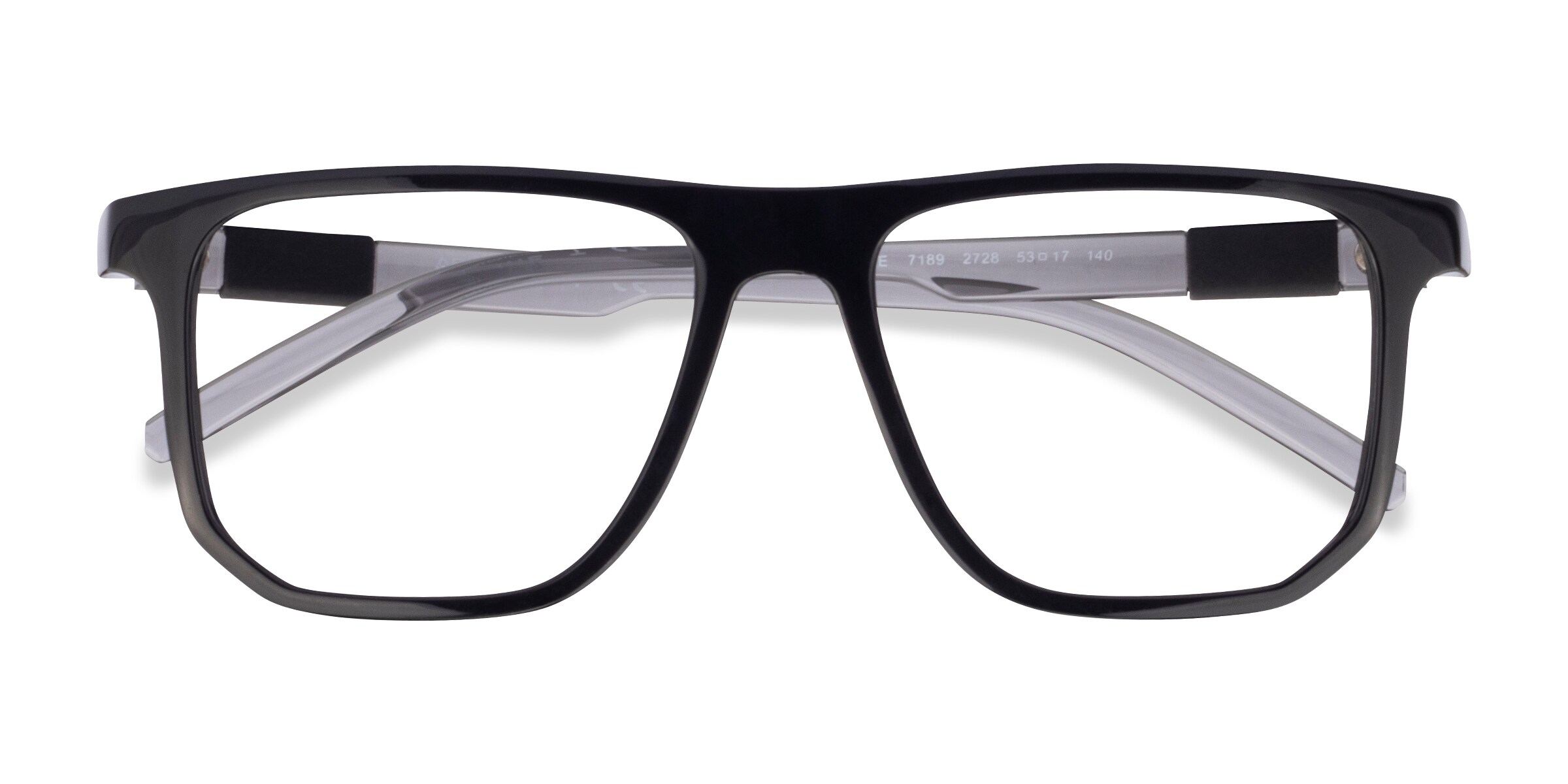 ARNETTE Spike - Geometric Black Frame Eyeglasses | Eyebuydirect Canada