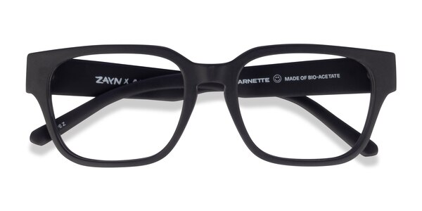ARNETTE AN7205 Type Z - Square Matte Black Frame Eyeglasses | Eyebuydirect