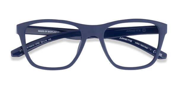 ARNETTE A.T. - Square Matte Blue Frame Eyeglasses | Eyebuydirect