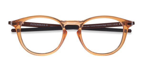 Oakley Pitchman R - Round Clear Orange Frame Eyeglasses | Eyebuydirect