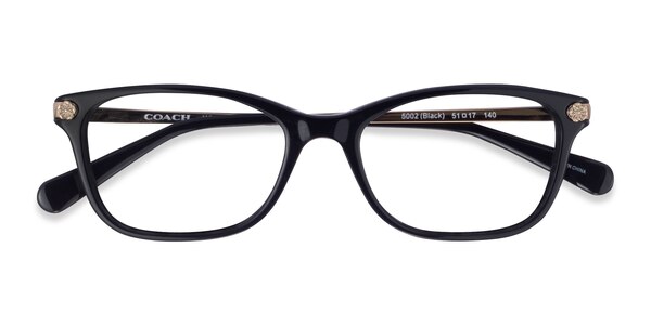 Coach HC6142 - Cat Eye Black Frame Glasses For Women | Eyebuydirect Canada