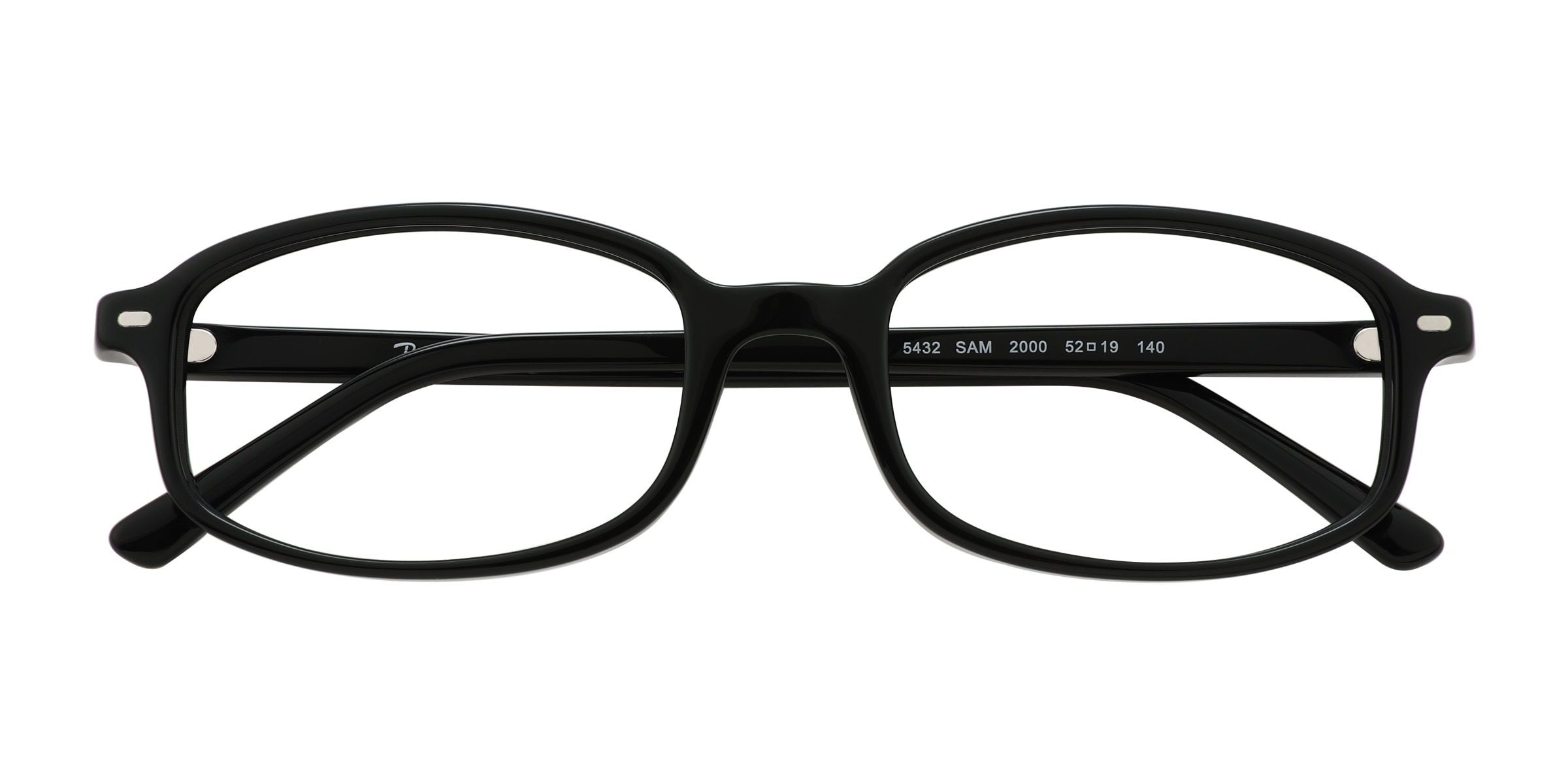 Ray-Ban RB5432 Sam - Oval Black Frame Eyeglasses | Eyebuydirect Canada