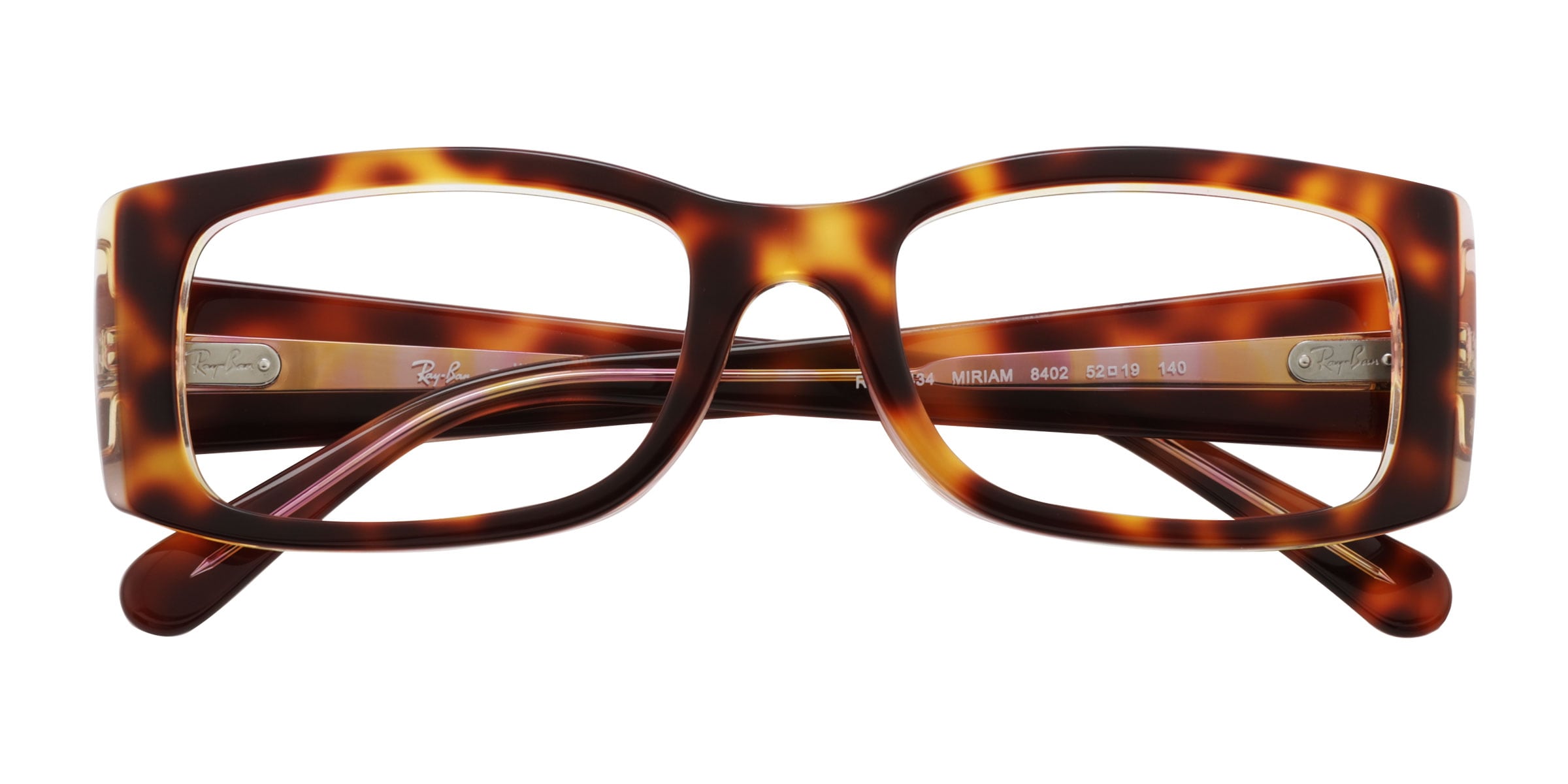 Ray-Ban RB5434 Miriam - Rectangle Tortoise Frame Eyeglasses ...