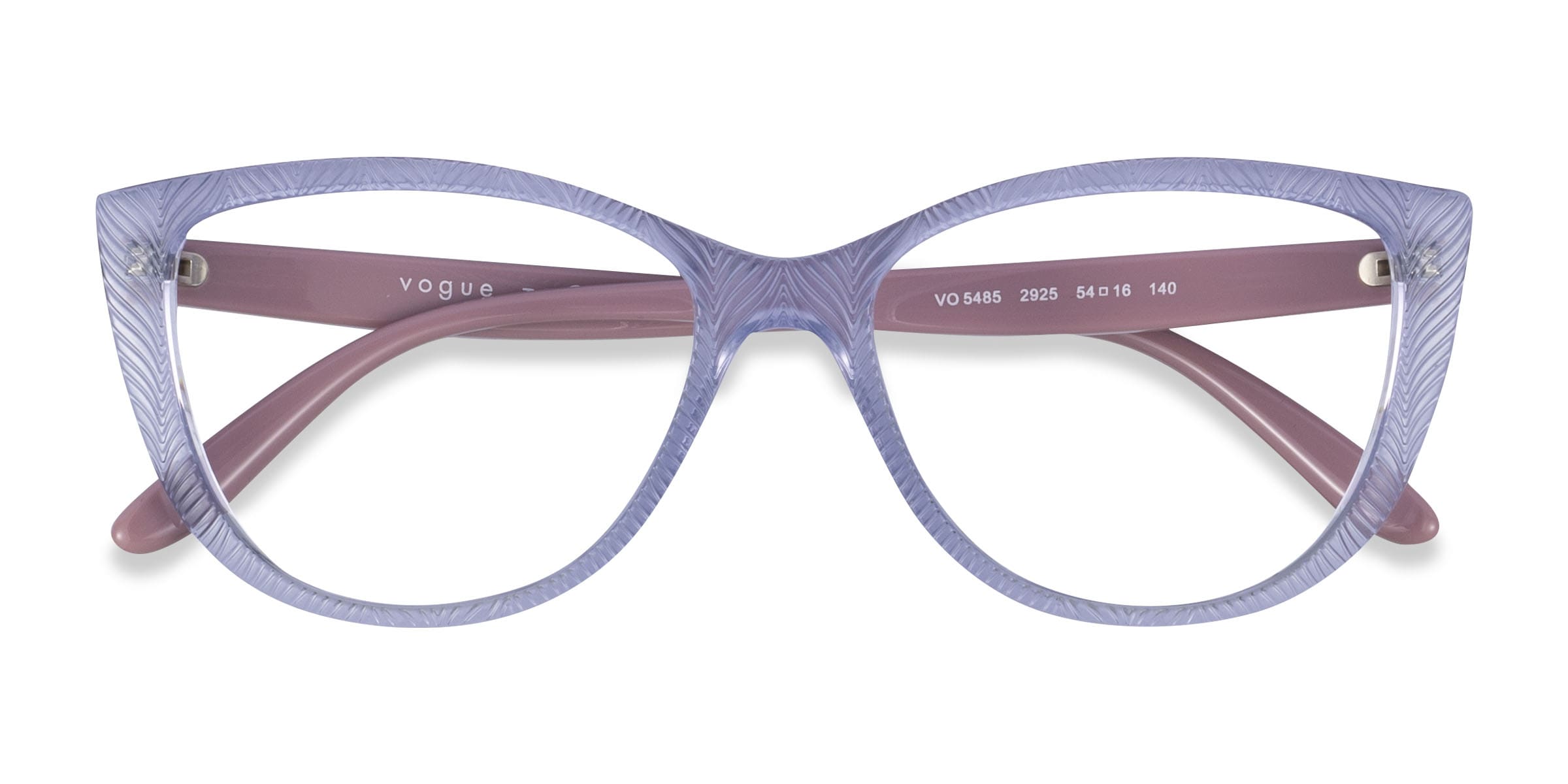 Vogue Eyewear VO5485 - Cat Eye Purple Frame Glasses For Women ...