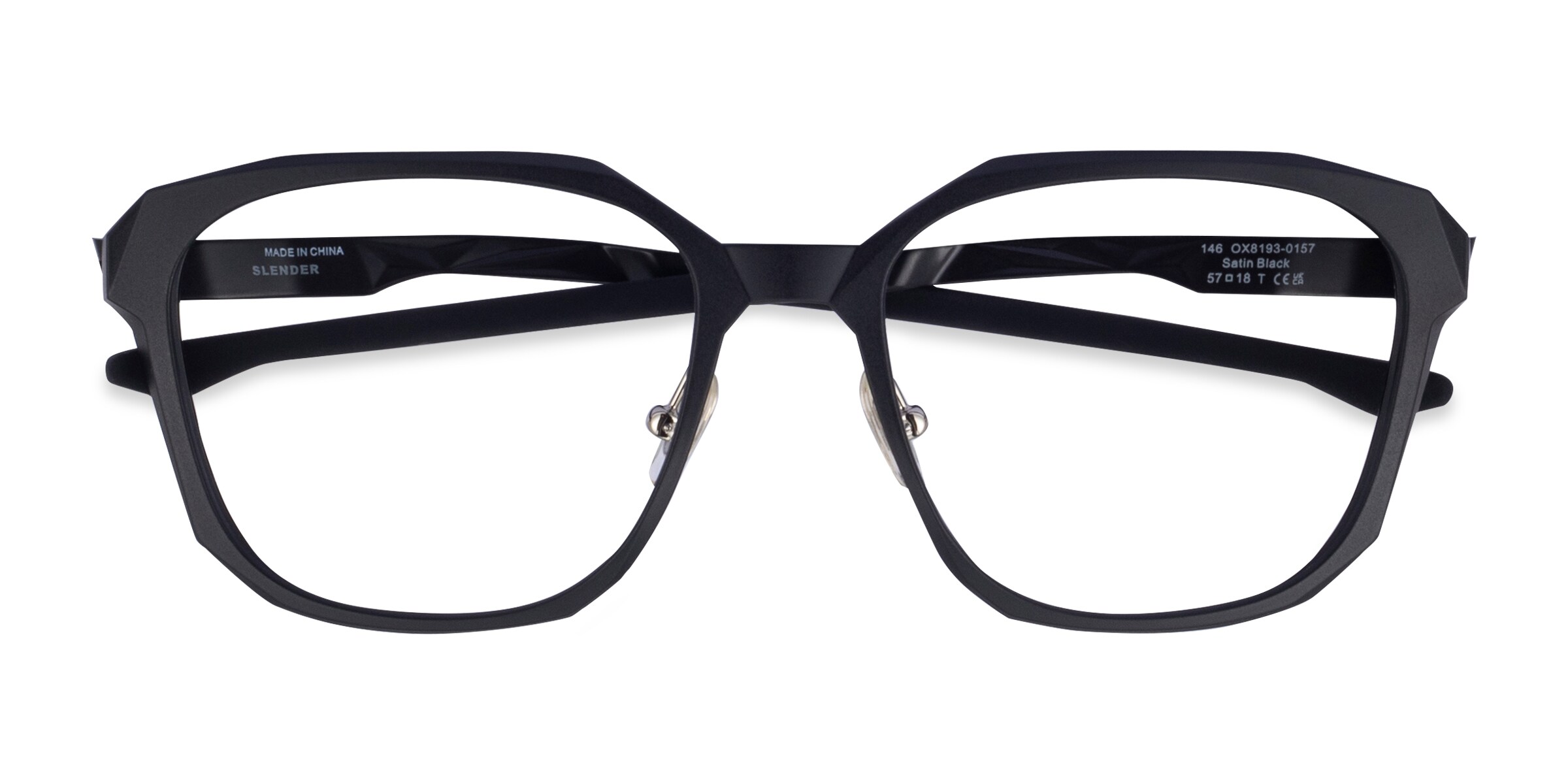 Oakley Slender - Square Black Frame Eyeglasses | Eyebuydirect Canada