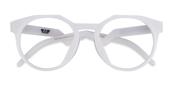 Oakley OX8139A HSTN - Géométrique Blanche Monture Lunettes de vue ...