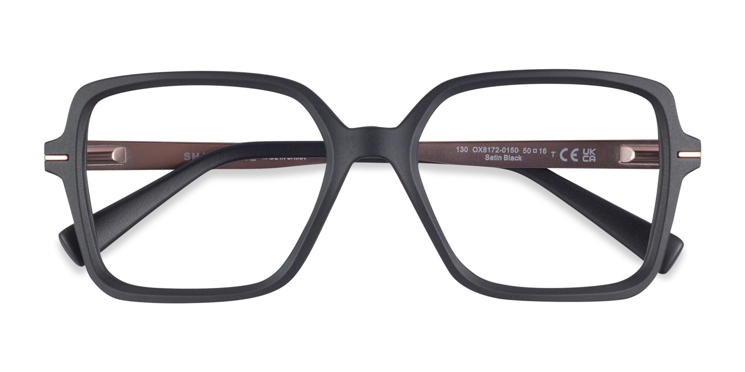 Oakley Sharp Line - Square Satin Black Frame Eyeglasses | Eyebuydirect ...