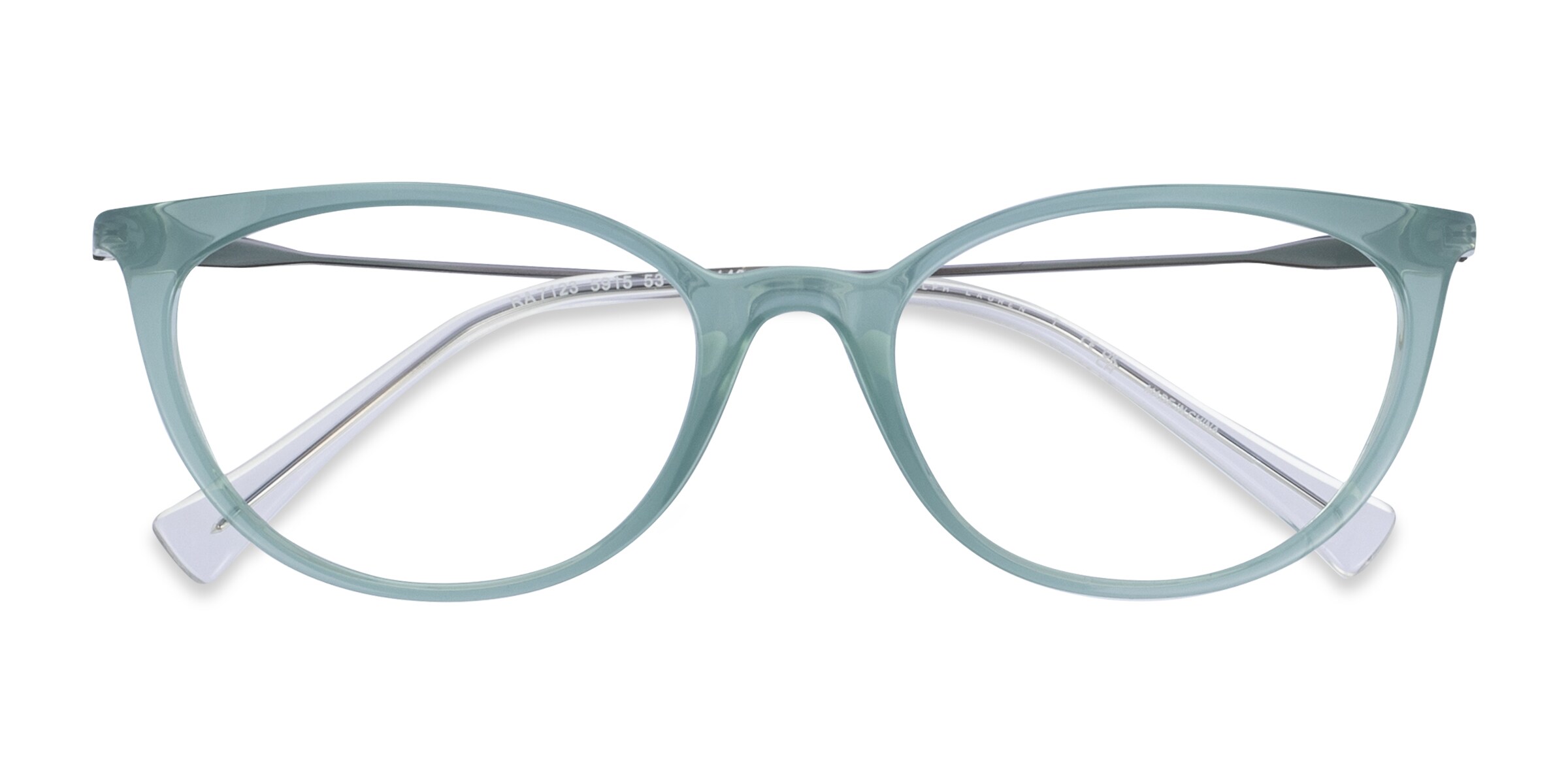 Ralph RA7123 - Cat Eye Green Frame Glasses For Women | Eyebuydirect