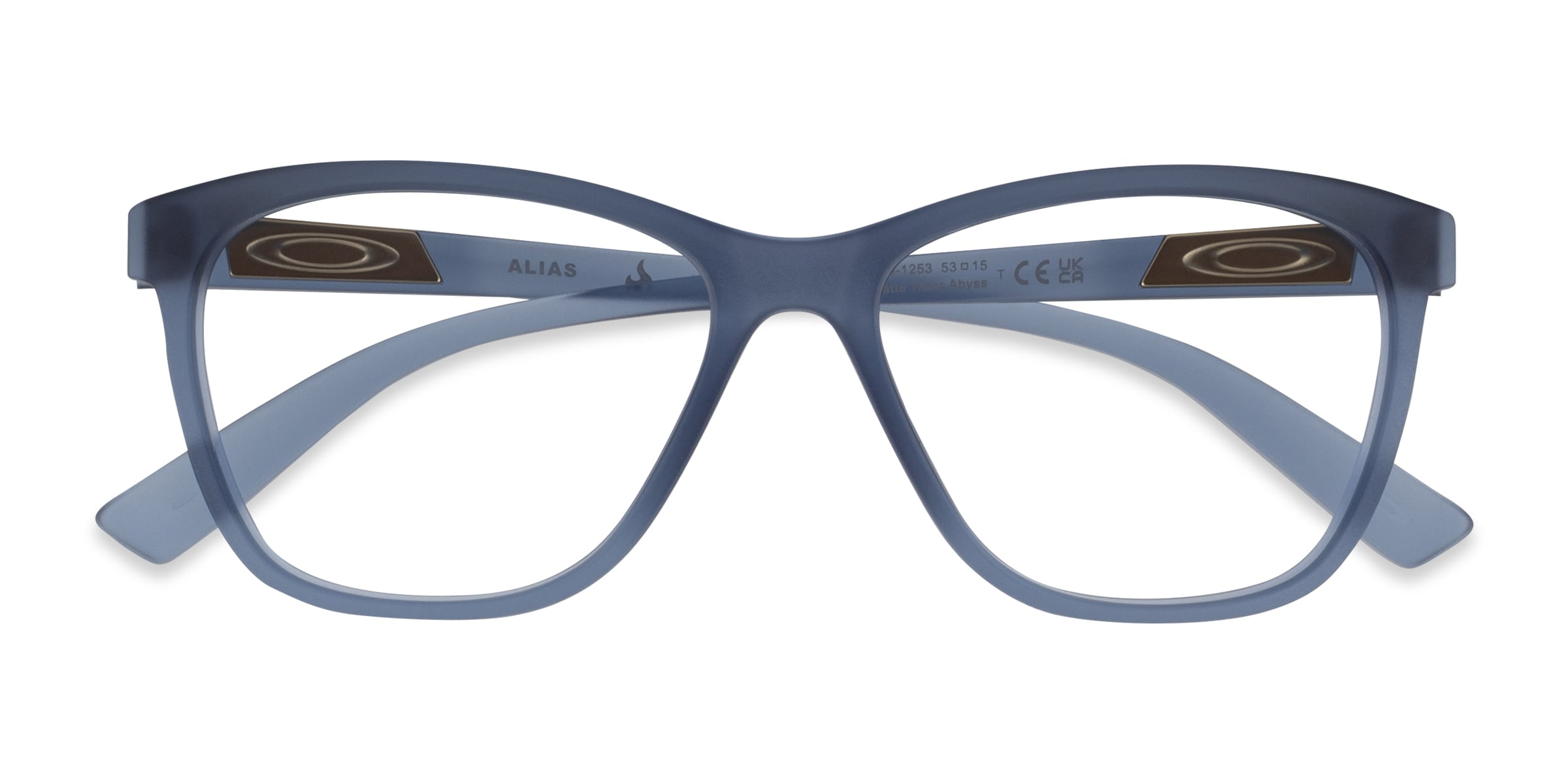 Oakley Alias - Cat Eye Matte Trans Abyss Frame Glasses For Women ...