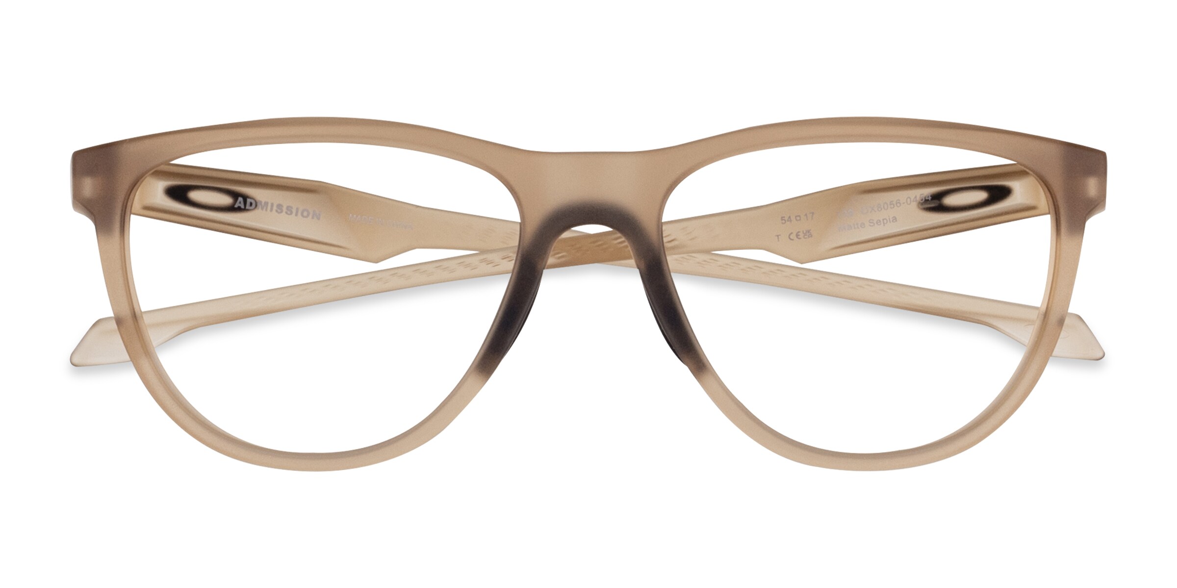 Oakley Admission - Oval Matte Sepia Frame Eyeglasses | Eyebuydirect Canada