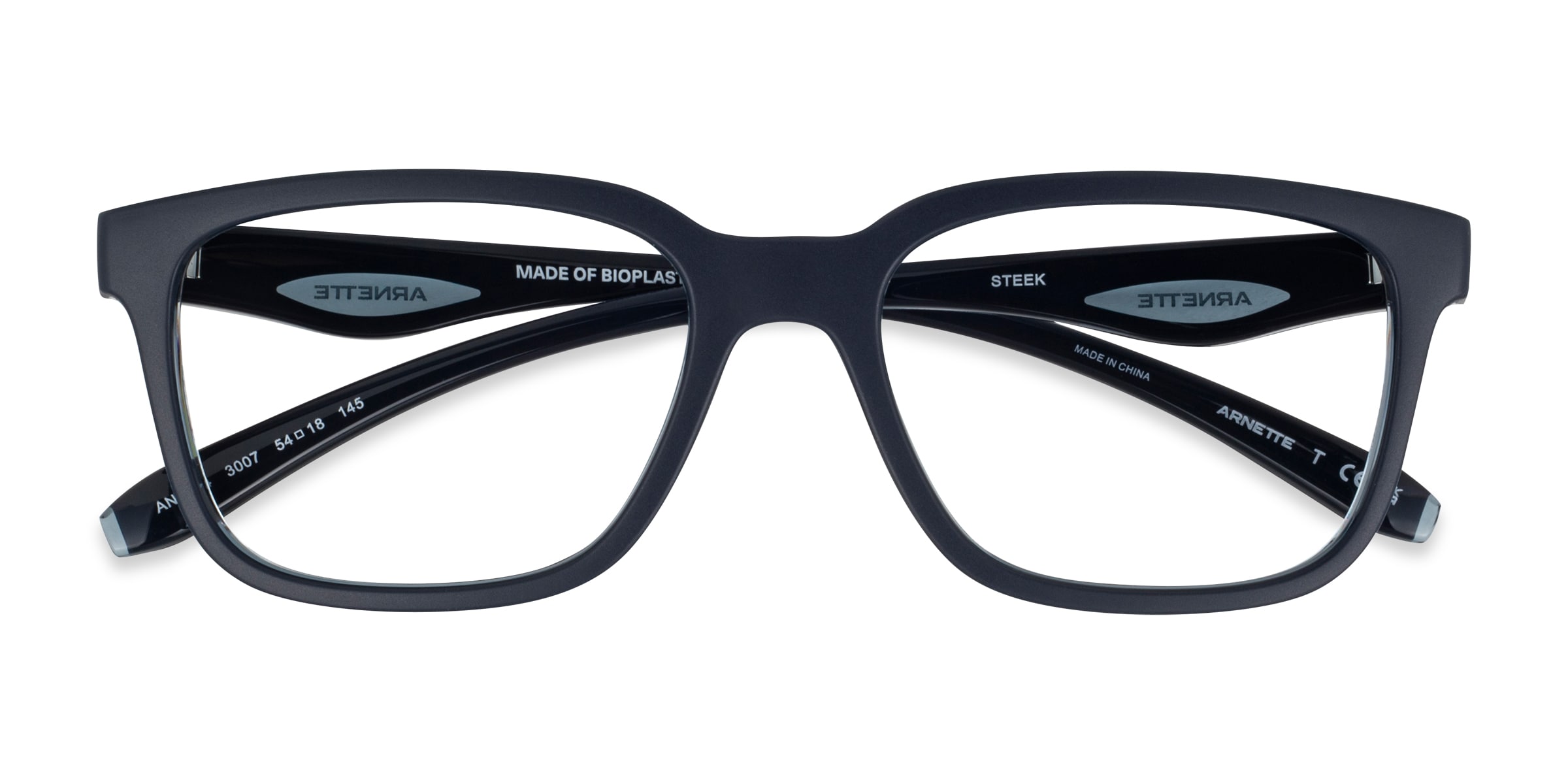 ARNETTE Steek - Square Navy Frame Glasses For Men | Eyebuydirect Canada