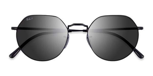 Ray-Ban RB3565 Jack - Geometric Black Frame Prescription Sunglasses ...