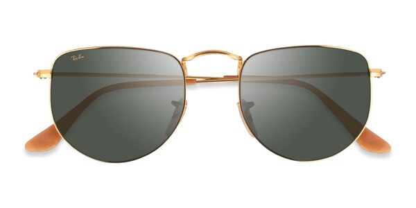 Ray-Ban RB3958 Elon - Geometric Legend Gold Frame Prescription ...