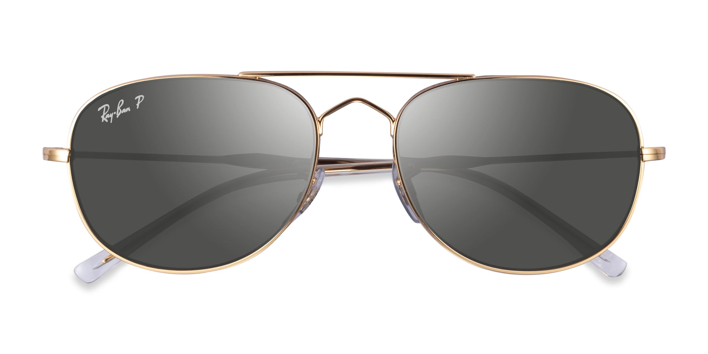 Ray-Ban RB3735 - Aviator Shiny Gold Frame Prescription Sunglasses ...