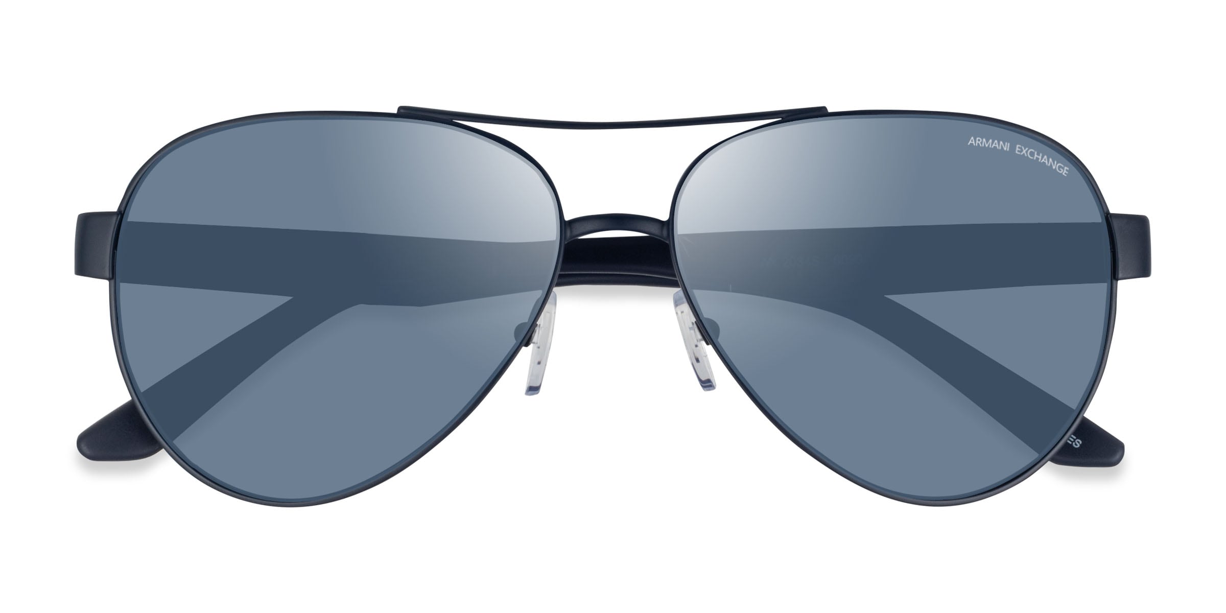 Armani Exchange AX2034S - Aviator Matte Blue Frame Sunglasses For Men ...