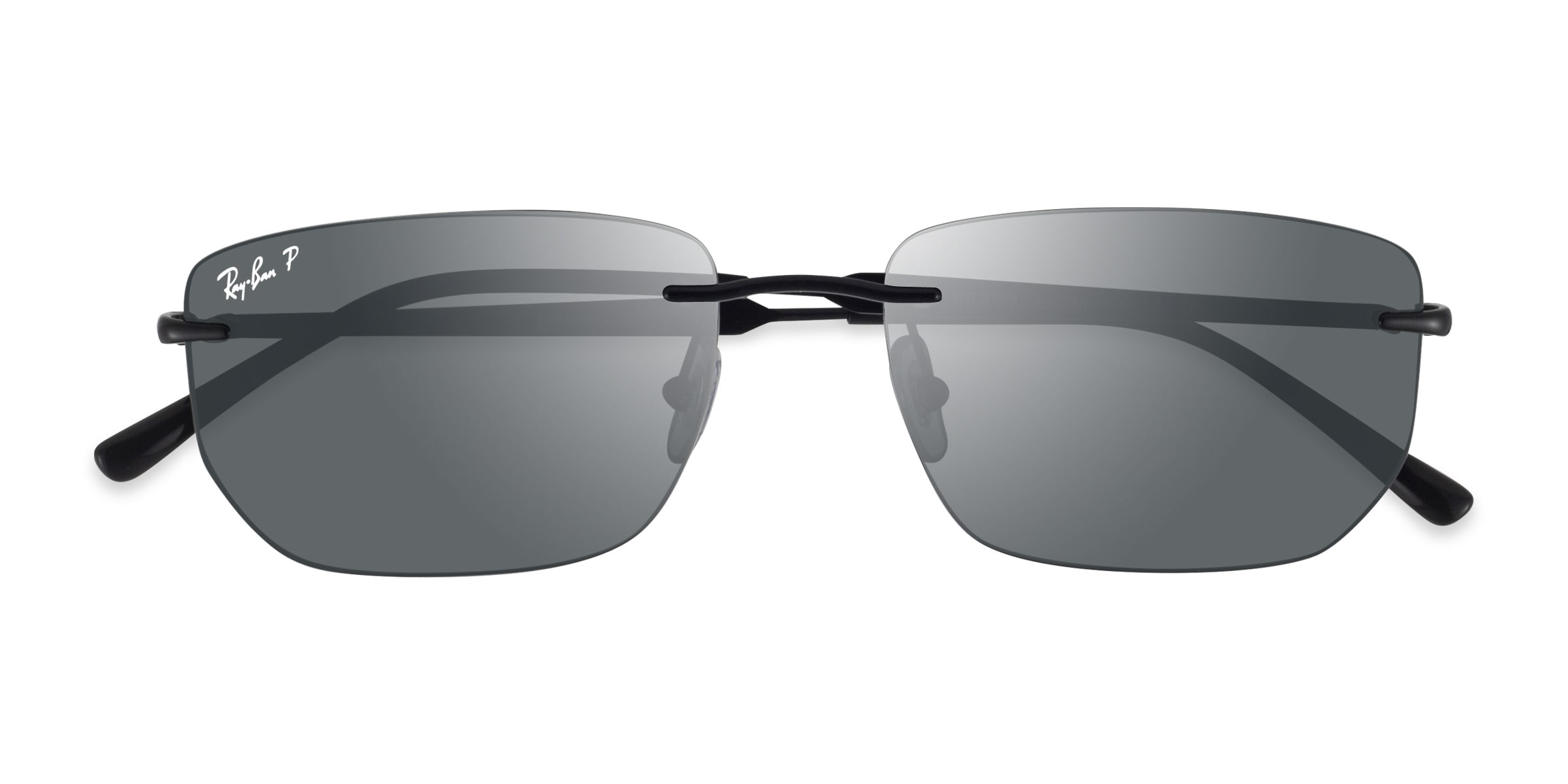 Ray-Ban RB3768 - Rectangle Black Frame Prescription Sunglasses ...