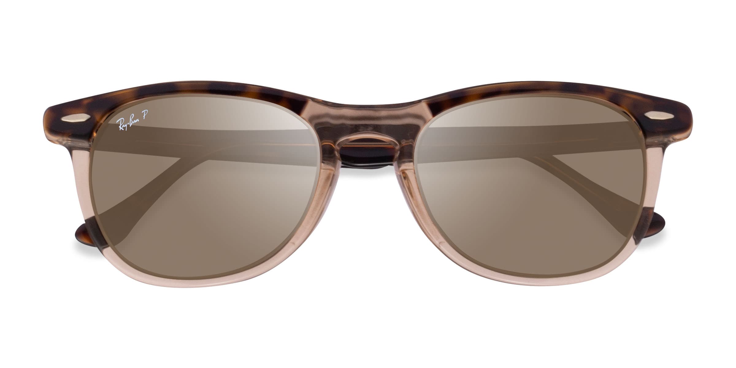 Ray-Ban RB2398 - Cat Eye Tortoise Brown Frame Prescription Sunglasses ...