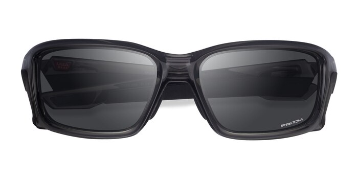 Oakley Straightlink - Rectangle Gray Smoke Frame Sunglasses For Men ...