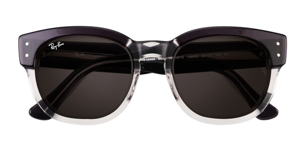 Ray-Ban RB0298S Mega Hawkeye - Carré Transparent Gray Monture ...