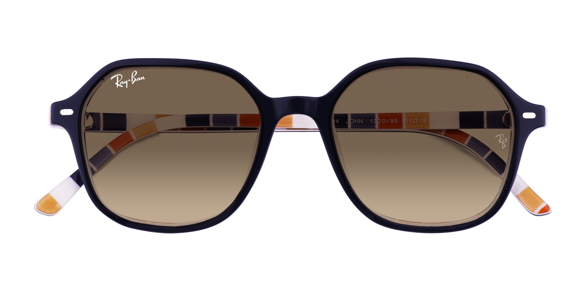 Ray-Ban RB2194 John - Square Dark Blue Frame Prescription Sunglasses ...