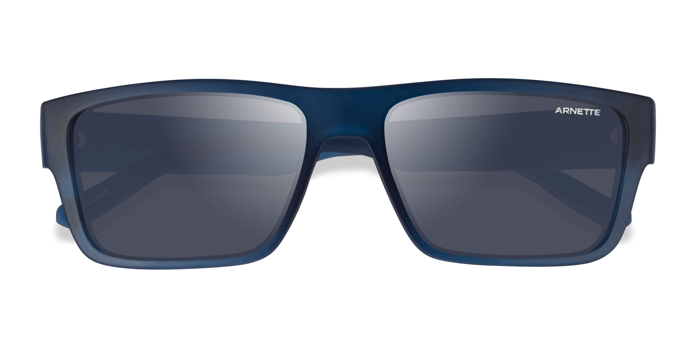 ARNETTE Phoxer - Rectangle Matte Blue Frame Prescription Sunglasses ...