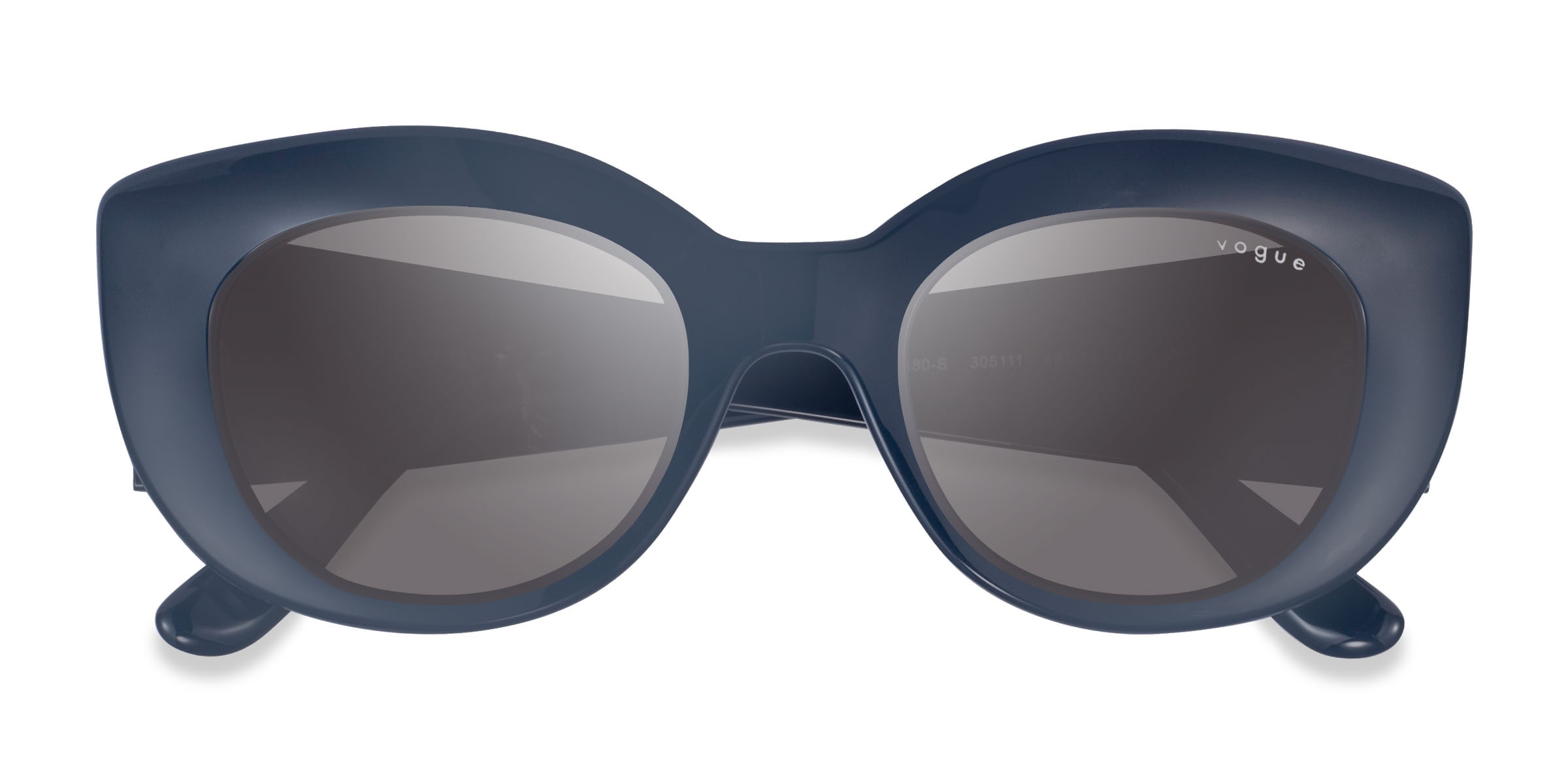 Vogue Eyewear VO5480S - Cat Eye Matte Navy Frame Sunglasses For Women ...