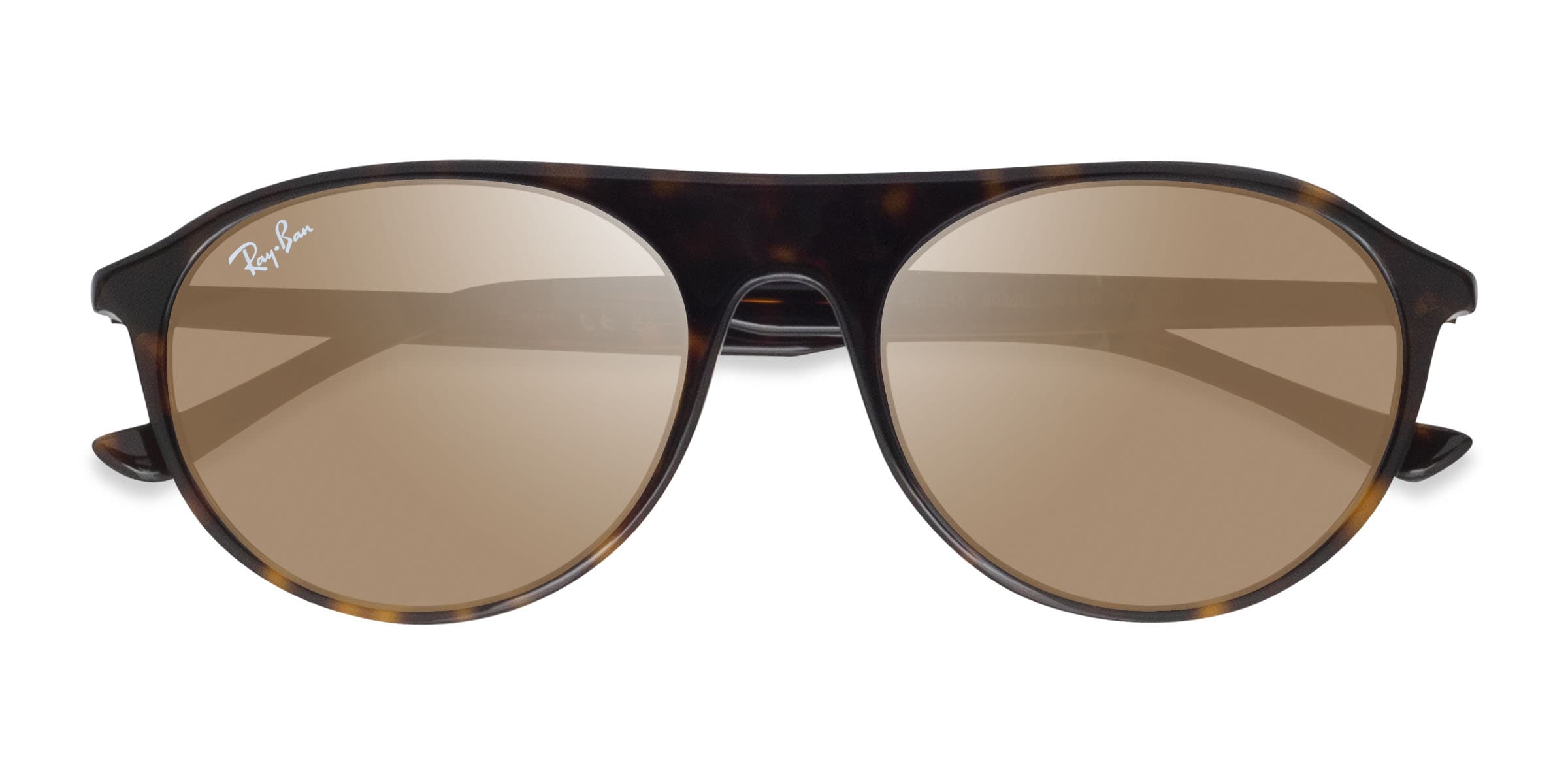 Ray-Ban RB2215 - Round Tortoise Frame Prescription Sunglasses ...