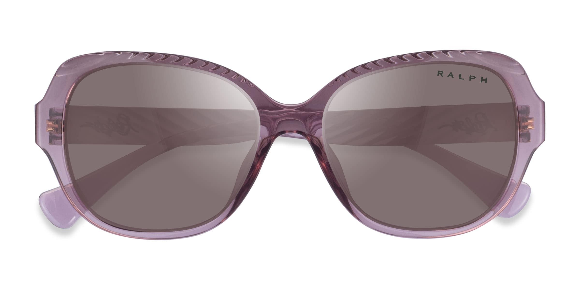 Ralph RA5316U - Cat Eye Purple Frame Sunglasses For Women ...