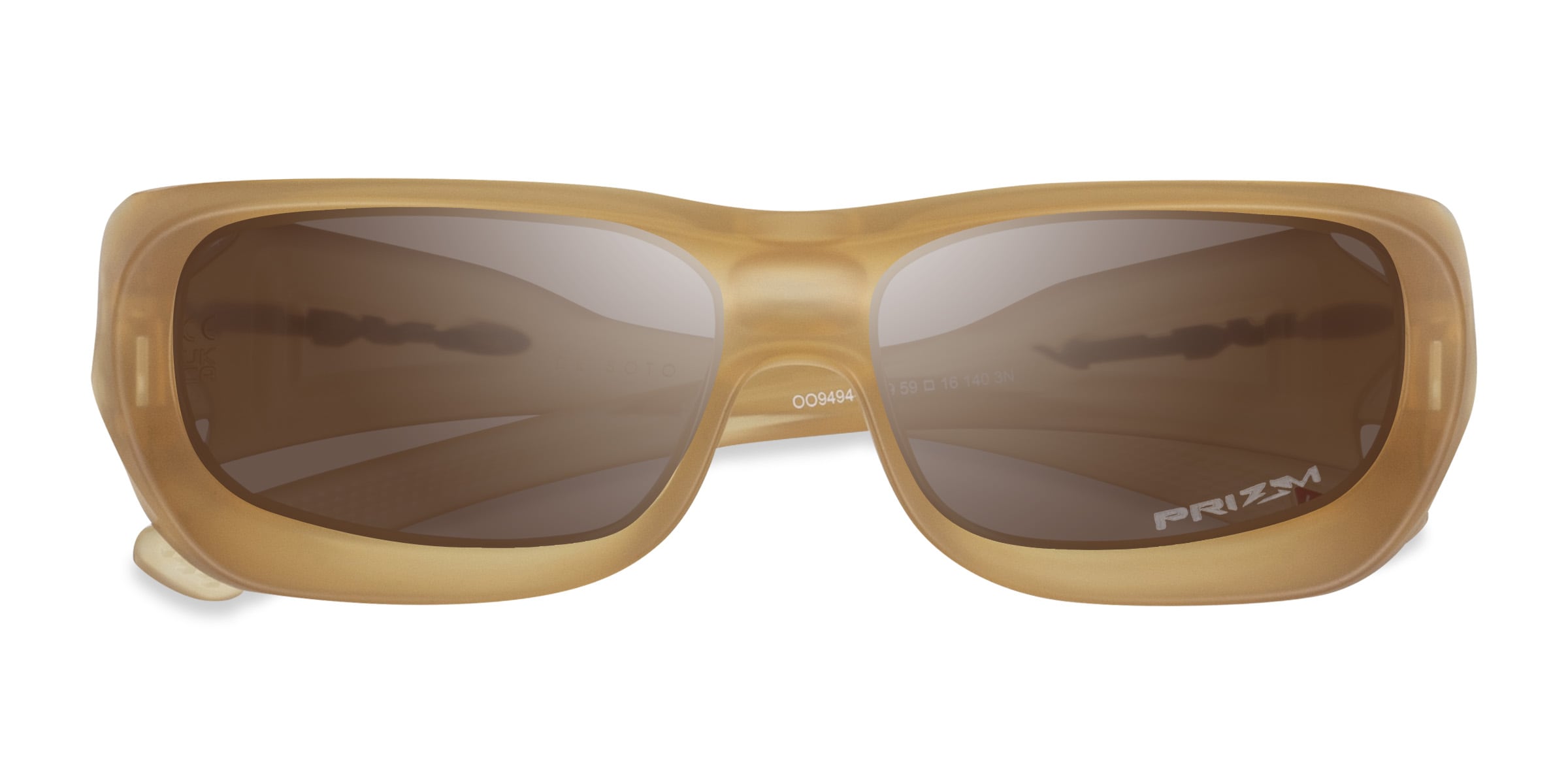 Oakley De Soto - Rectangle Matte Transparent Light Curry Frame ...