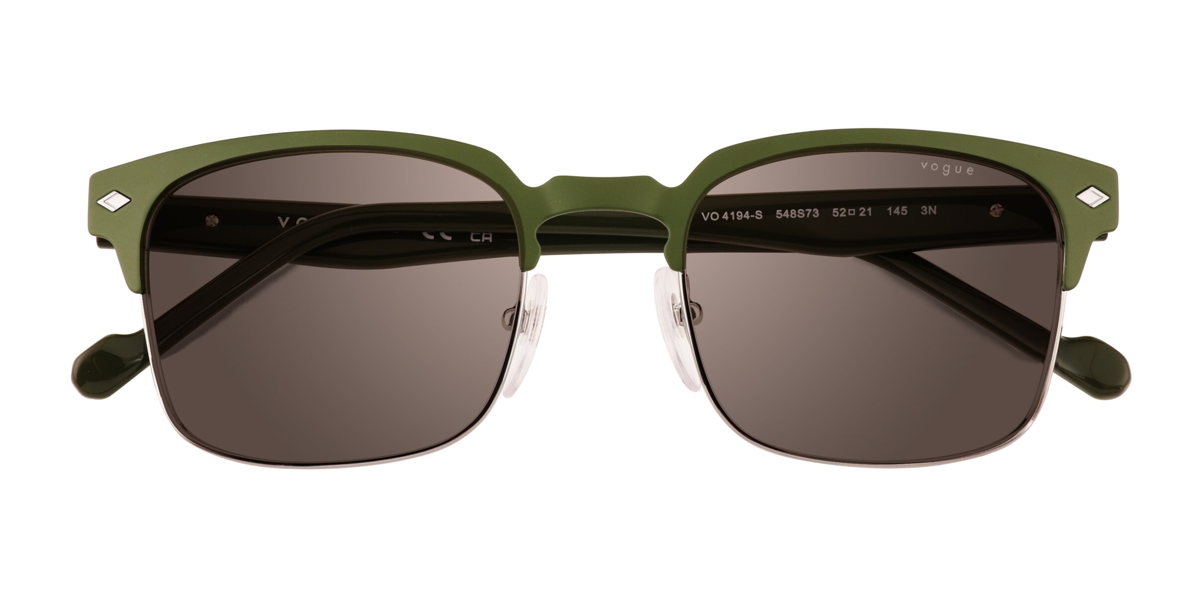 Vogue Eyewear VO4194S - Square Matte Green Frame Prescription ...