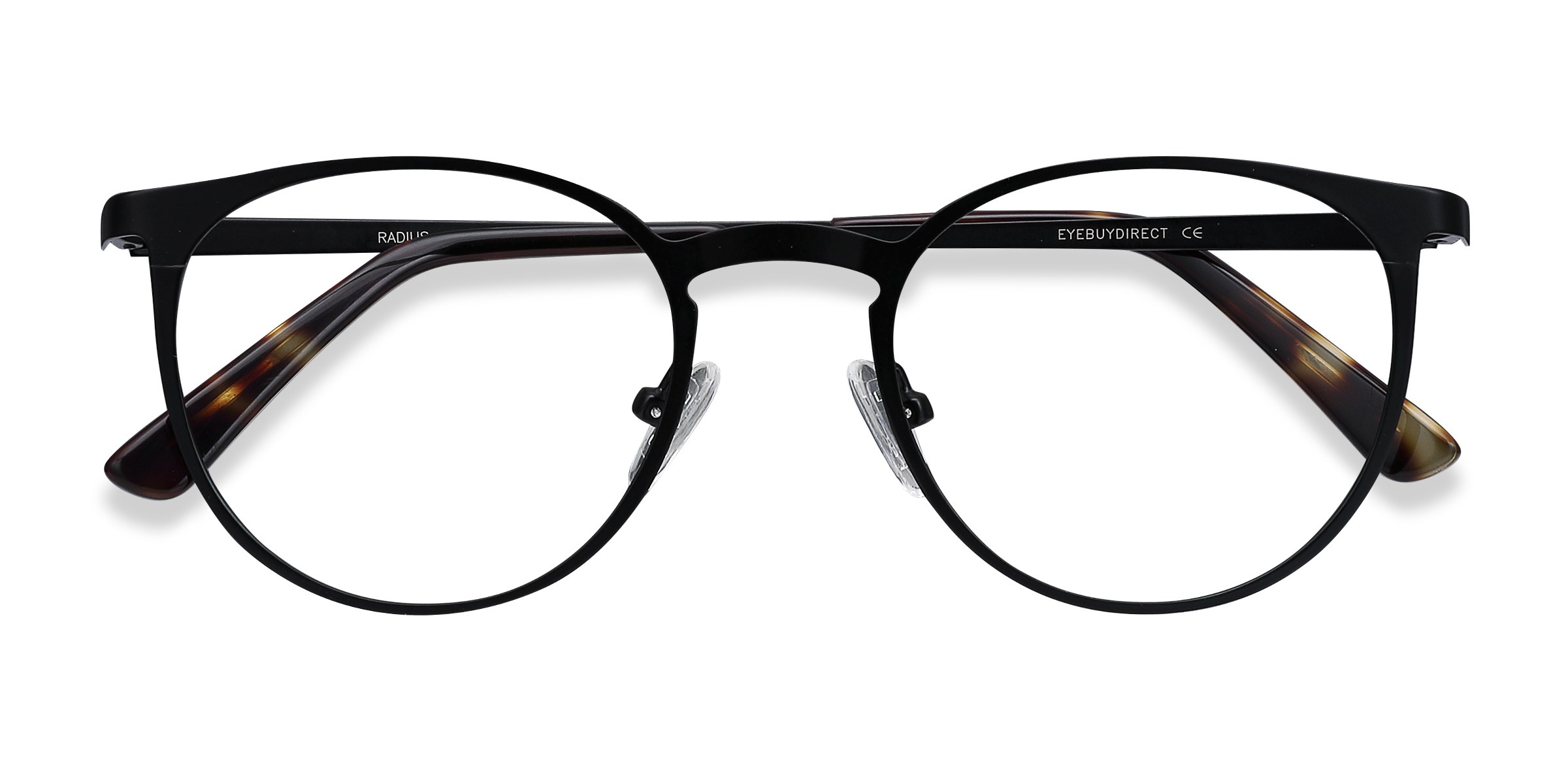 Radius Round Black Full Rim Eyeglasses | Eyebuydirect Canada