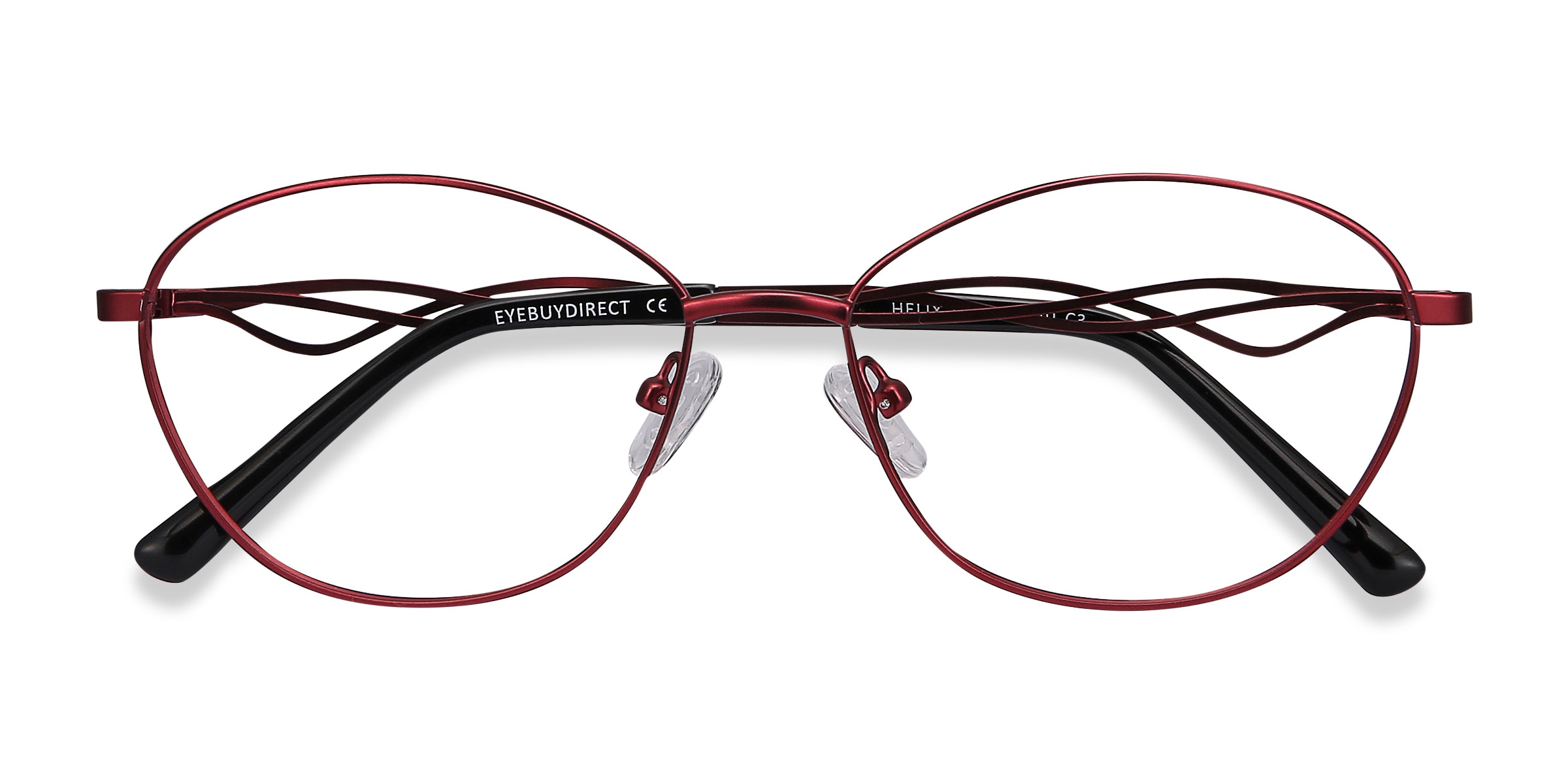 Helix - Intricate Red Metallic Eyeglasses | Eyebuydirect
