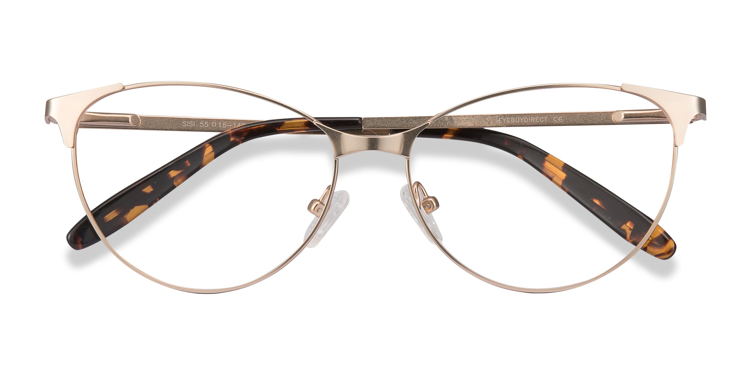 Sisi Cat Eye Rose Gold Glasses for Women | Eyebuydirect