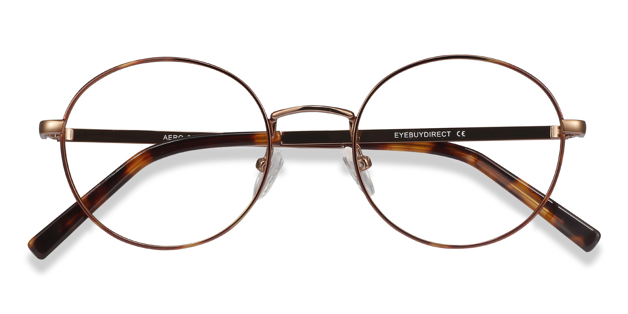 Aero Round Tortoise Full Rim Eyeglasses | Eyebuydirect