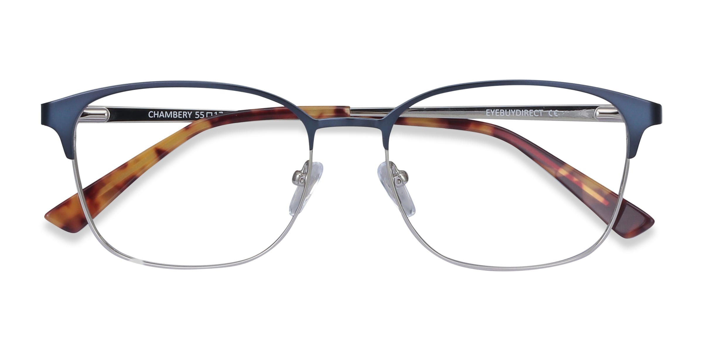 Chamberry - Ultra-Modern Blue Metal Frames | Eyebuydirect