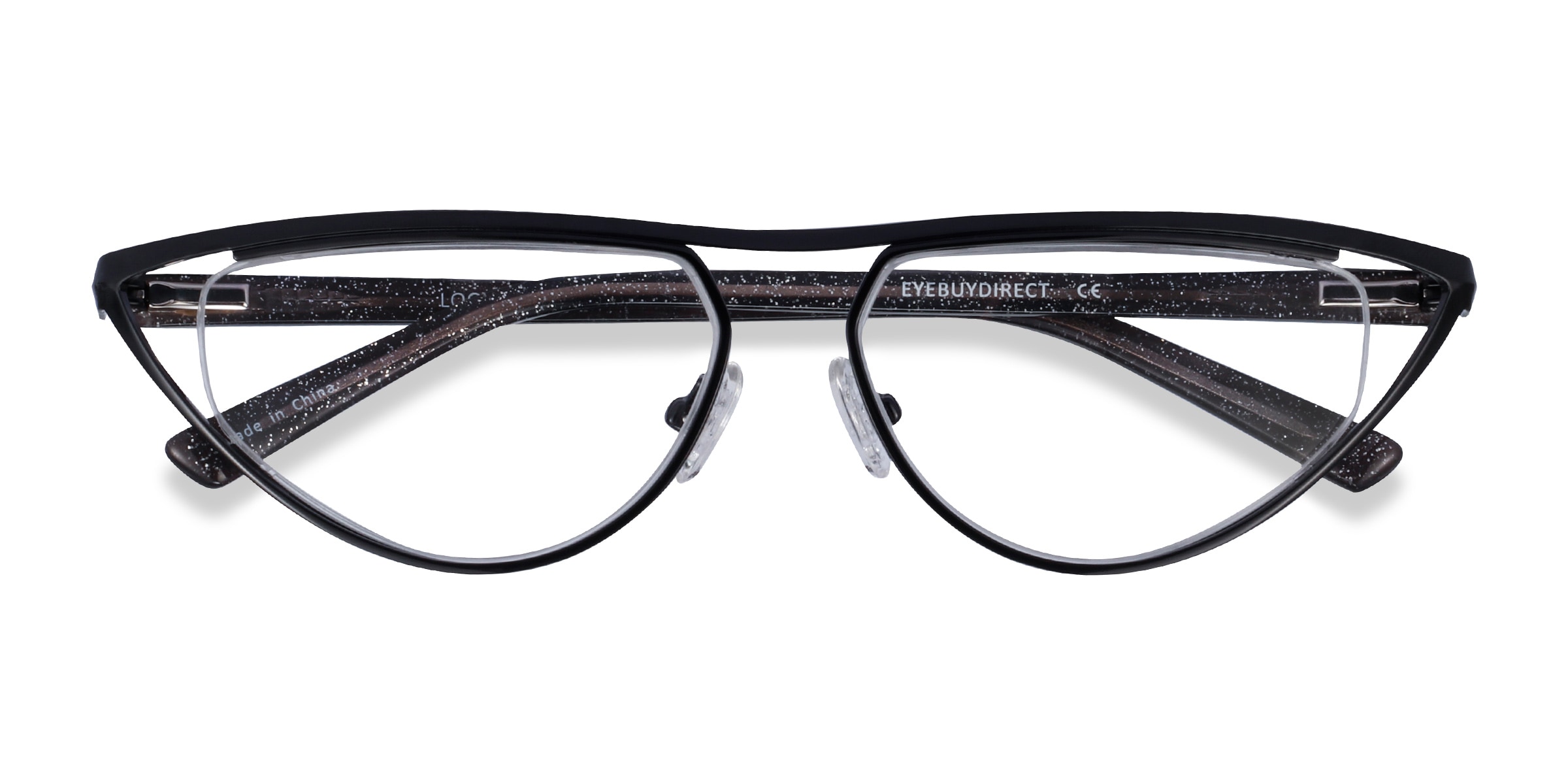 Loom Geometric Black Glasses for Women | Eyebuydirect Canada