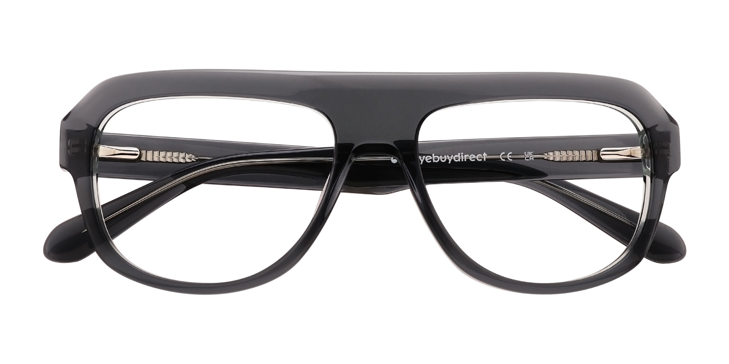 Mystic Aviator Gray Glasses for Men | Eyebuydirect Canada