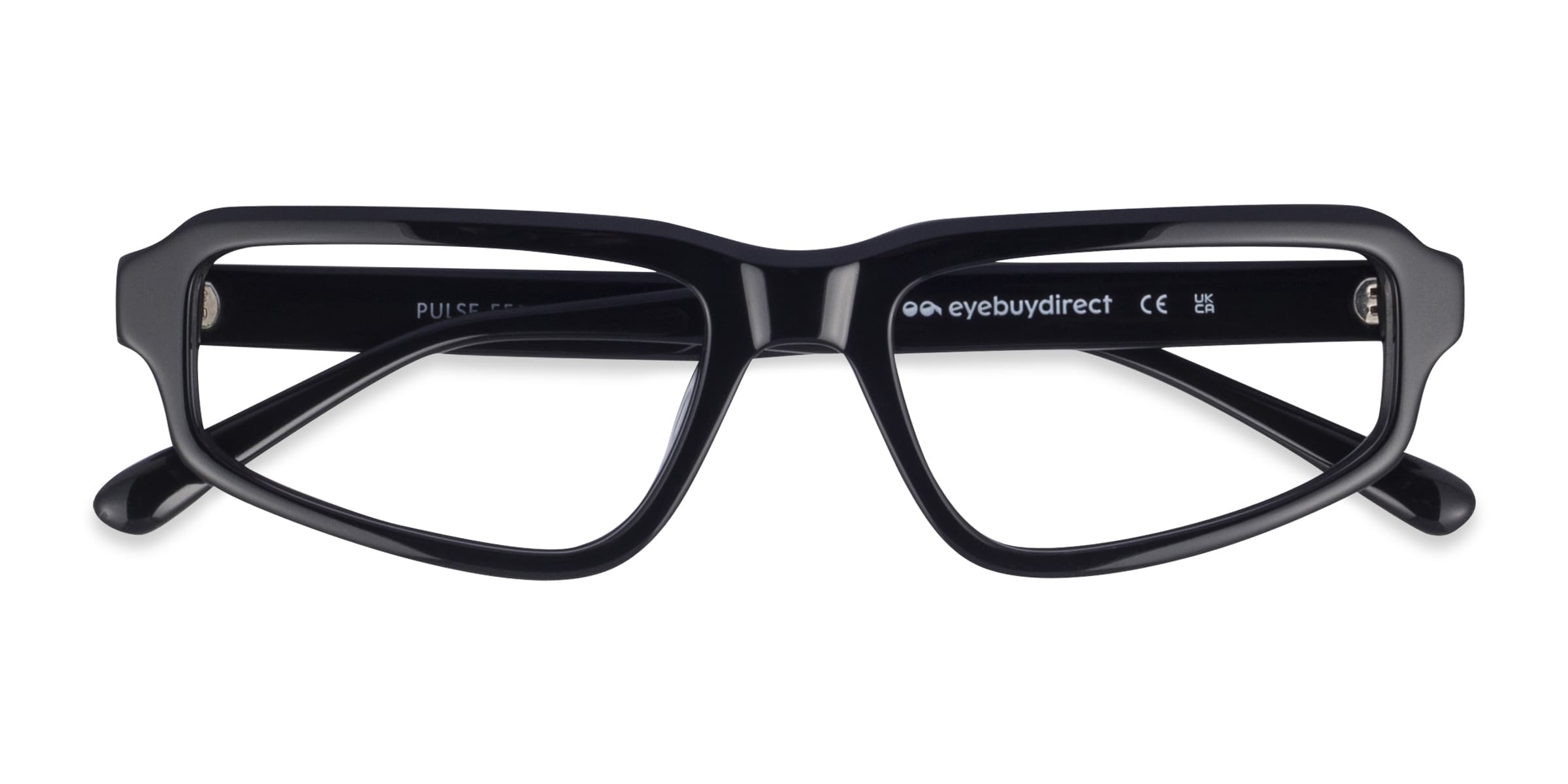 Pulse Rectangle Black Glasses for Women | Eyebuydirect