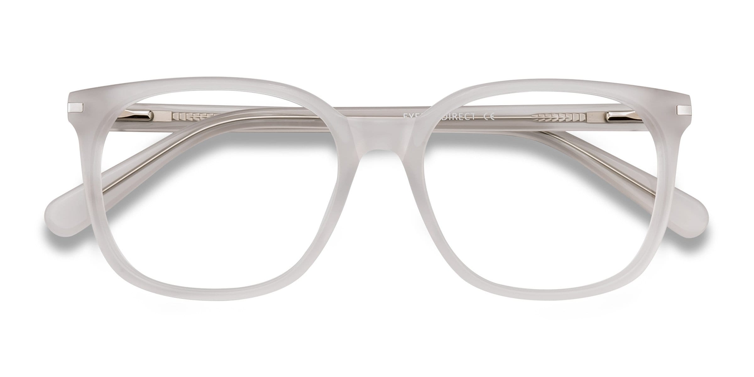 Absolutely Square White Glasses for Women | Eyebuydirect