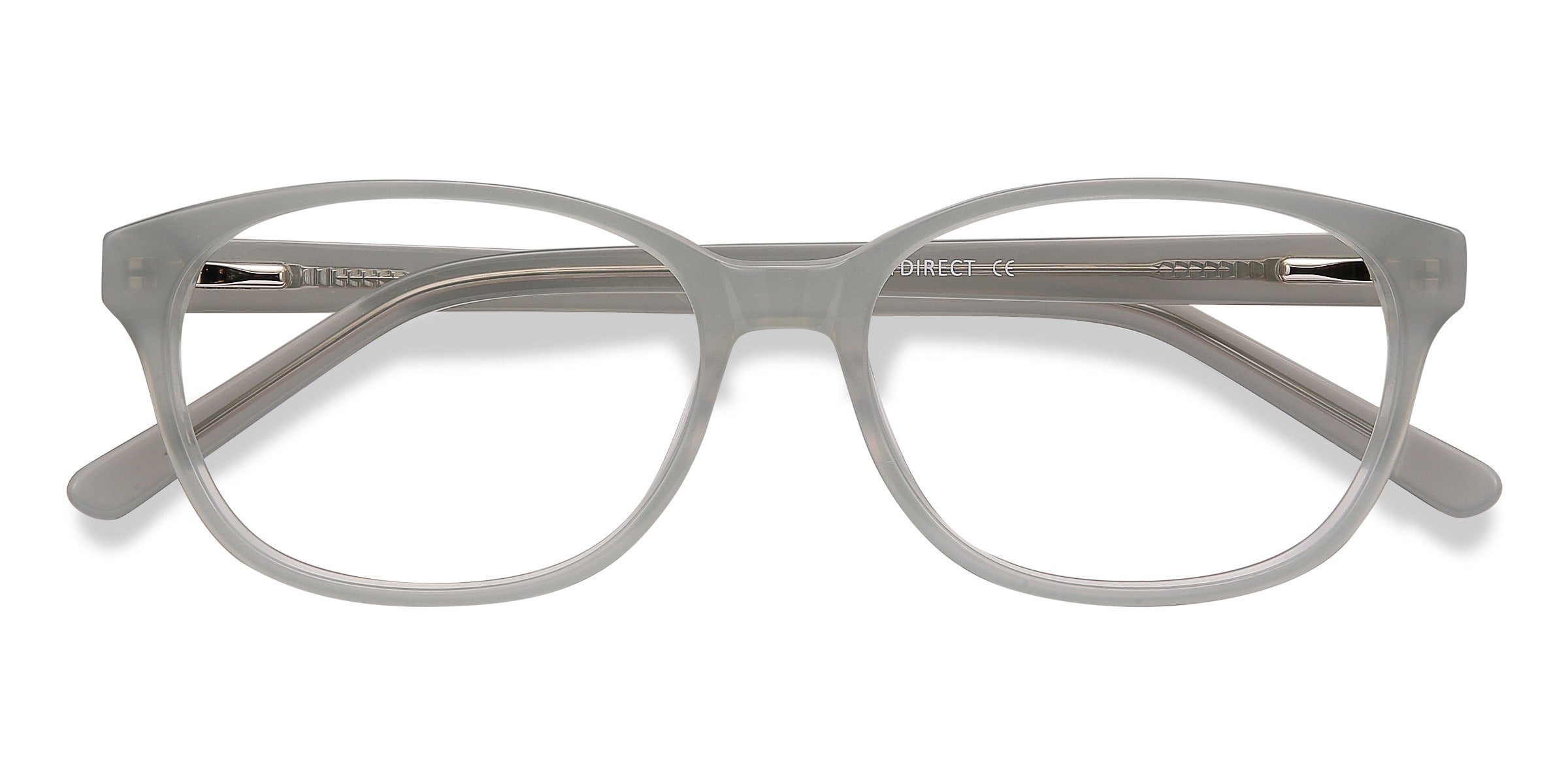 Lyle Rectangle Gray Glasses for Women | Eyebuydirect