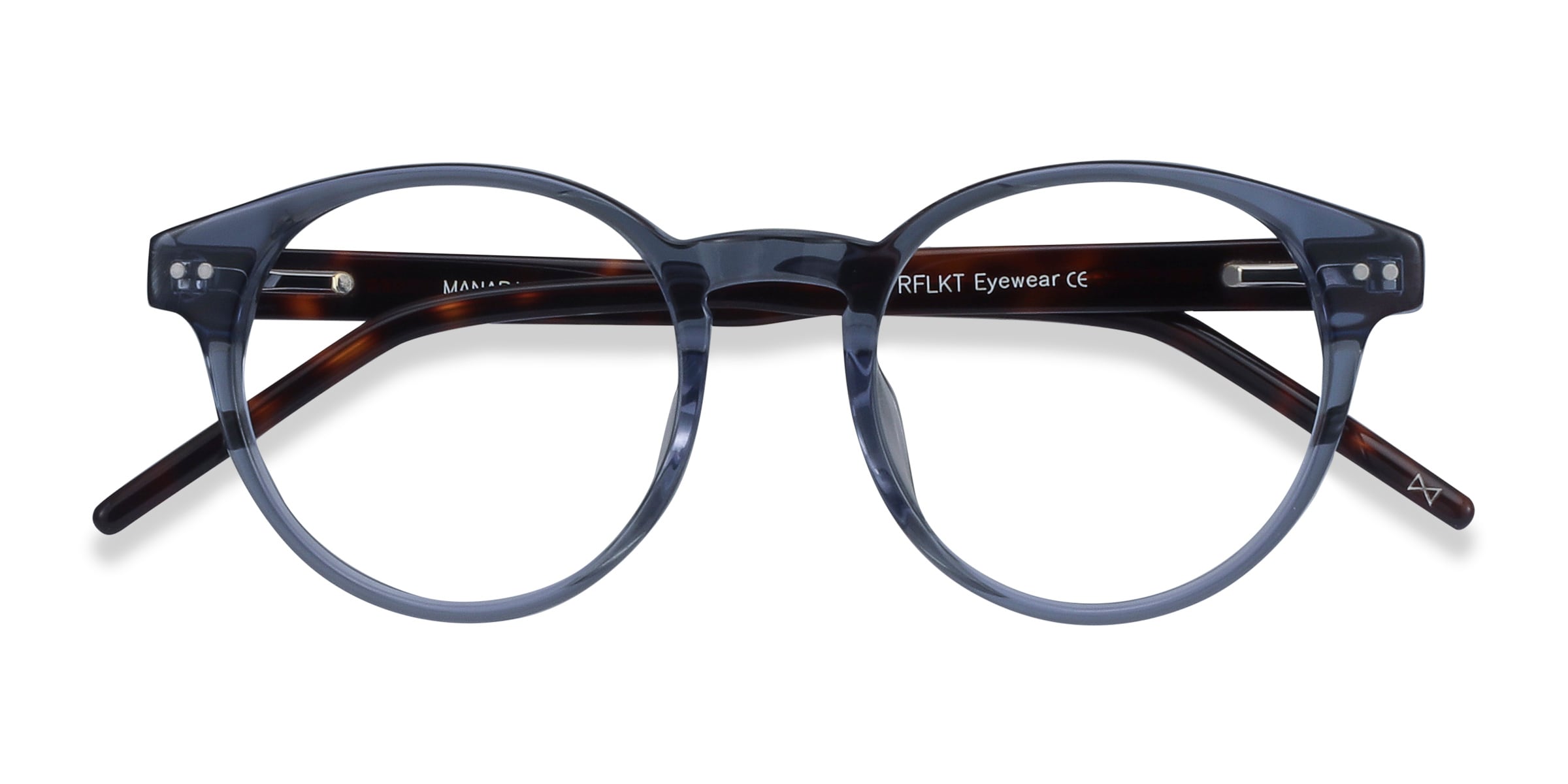 Manara - Vivid Blue-Gray Fashionable Frames | Eyebuydirect