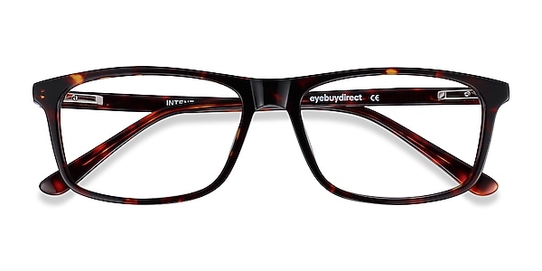 Intent Rectangle Tortoise Full Rim Eyeglasses Eyebuydirect Canada