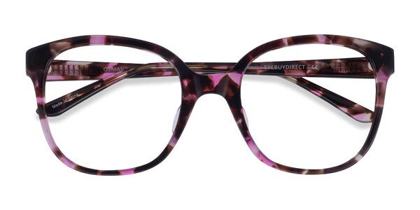 Osmanthus Square Pink Tortoise Glasses for Women | Eyebuydirect Canada