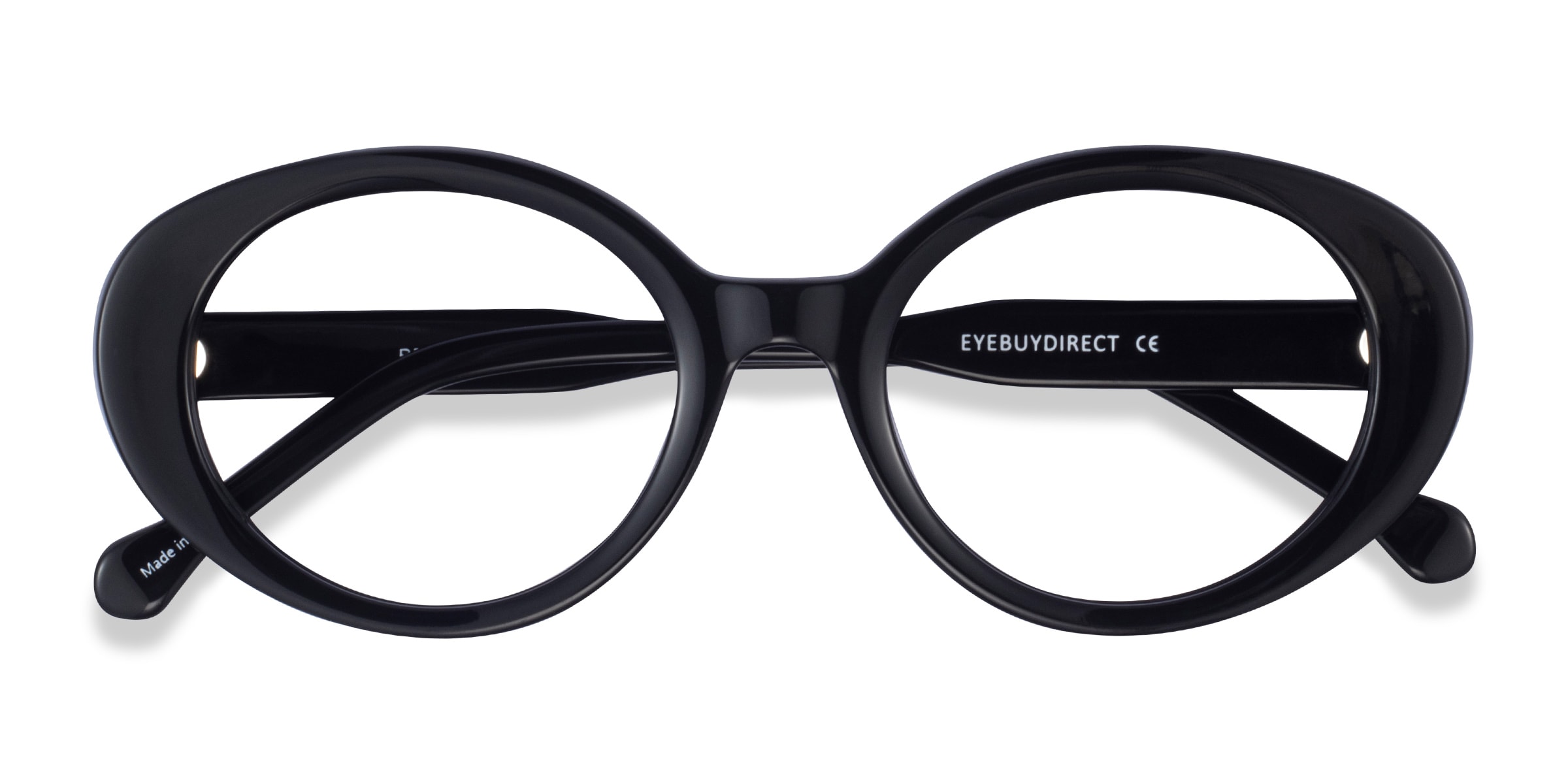 Bree Oval Black Glasses for Women | Eyebuydirect Canada