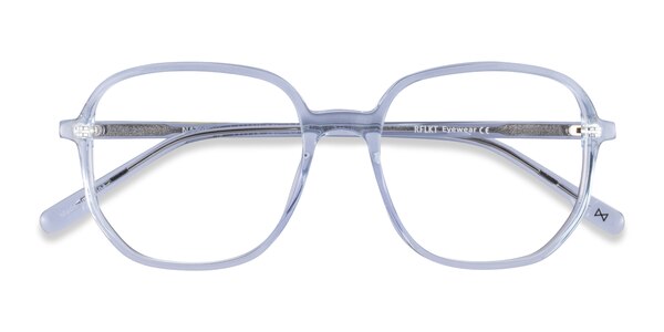 Natural Square Clear Blue Glasses for Women | Eyebuydirect Canada